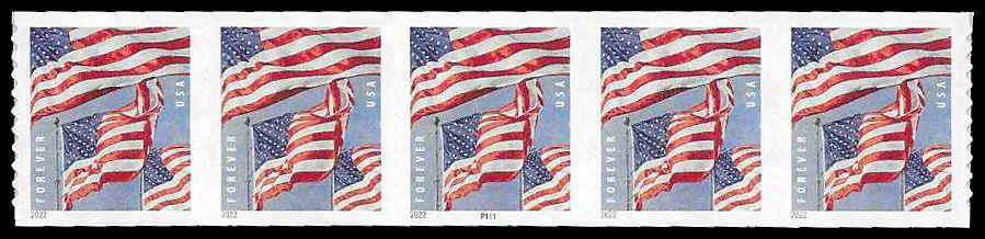 PCBstamps US #5657 PNC5 $2.90(5x{58c})US Flag, MNH, (5) | United States ...