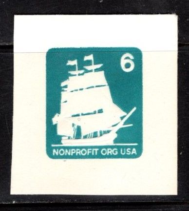#U609 Non- Profit USS Constitution Cut Square - Mint | United States ...