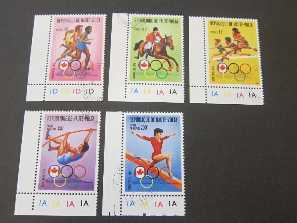Upper Volta 1976 Sc 390-92,C231-2 CTO Olympic set FU | Africa - Upper ...