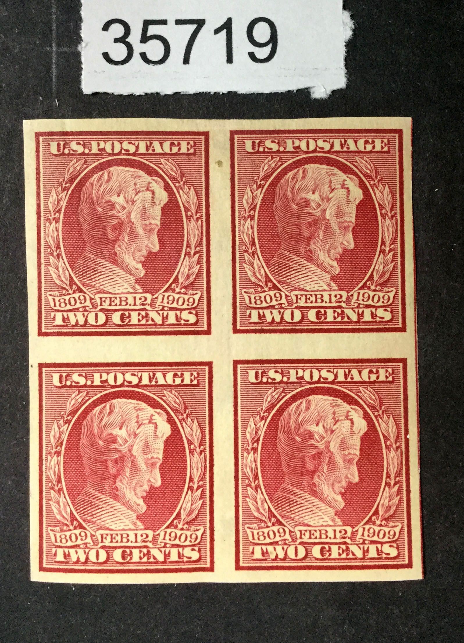 US Stamps #368 Mint OG LH Block LOT #35719 | United States, General ...
