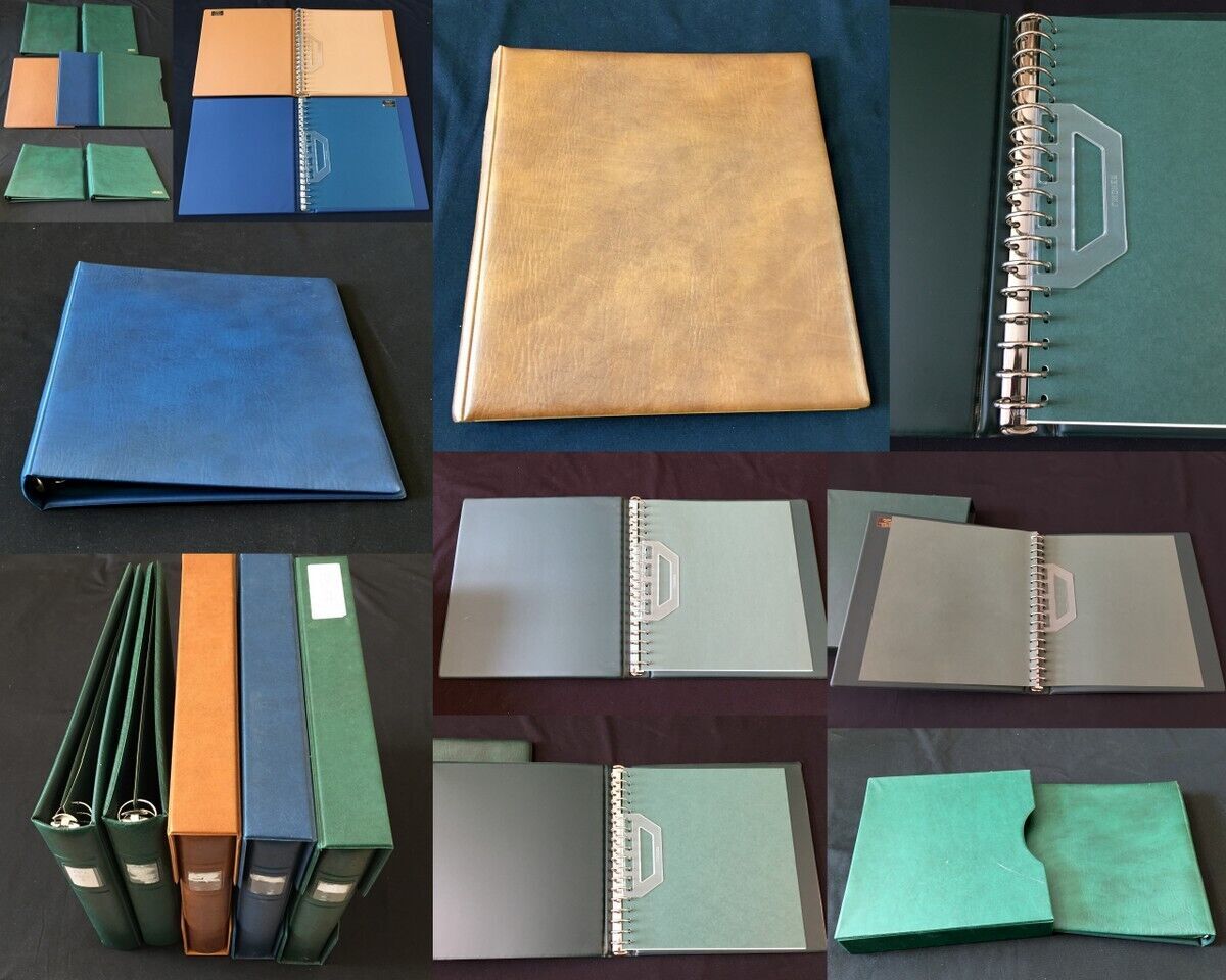 Lindner Albums 18 Ring x 5 + 3 Slipcases.6.5kg(K651 ) | Publications ...