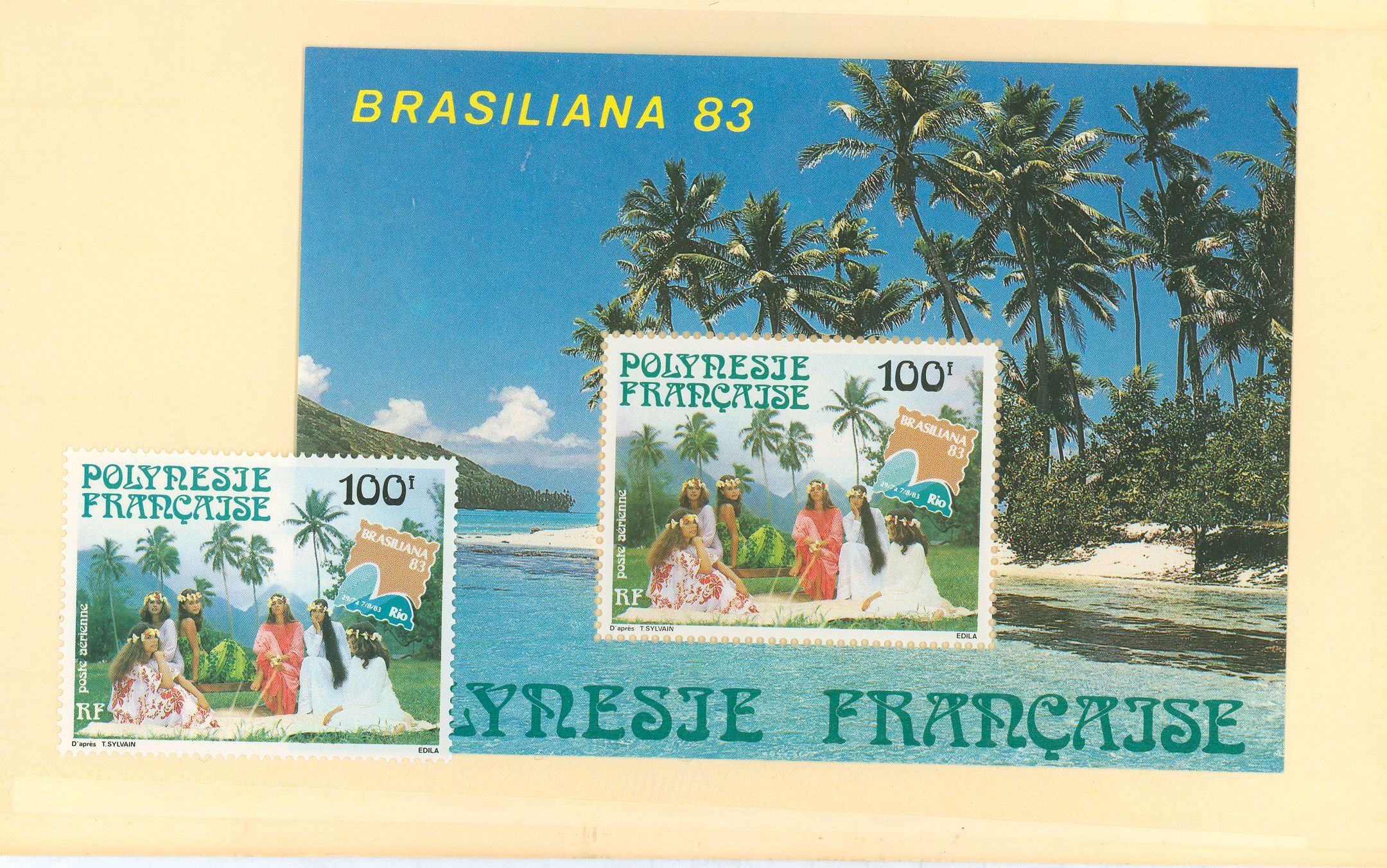 French Polynesia #C200-200a Single (Complete Set) | Australia & Oceania ...
