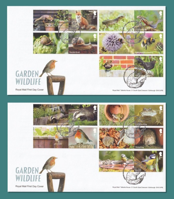 GB 2025 - Garden Wildlife Smilers/Collector Stamp Sheet FDC (2) - GS172 ...