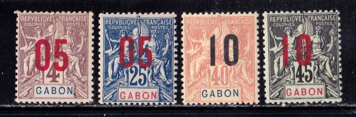Gabon stamps #73 - 79, MH OG, missing some | Africa - Gabon, General ...