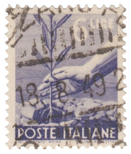 Italy Stamp 1945-47. Scott # 472a. Cancelled. # 4 | Europe - Italy ...