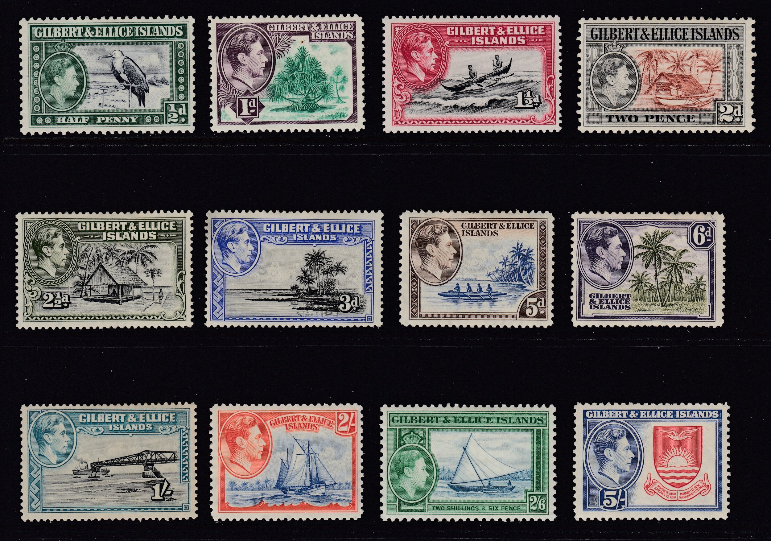 Gilbert and Ellis Islands-Scott #40 to #51 - Complete Set - SCV $30.15 ...
