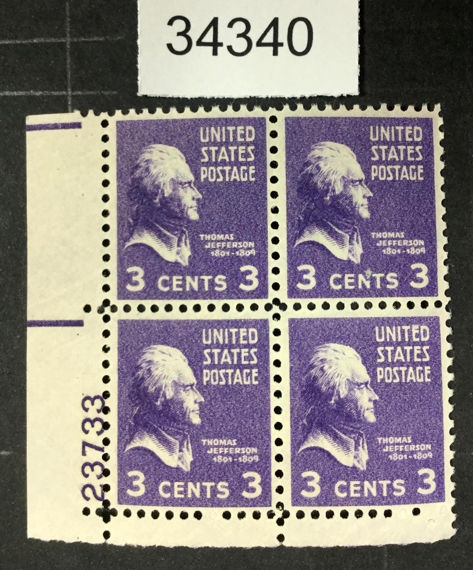 US Stamps #807 Mint OG NH Plate Block LOT #34340 | United States ...