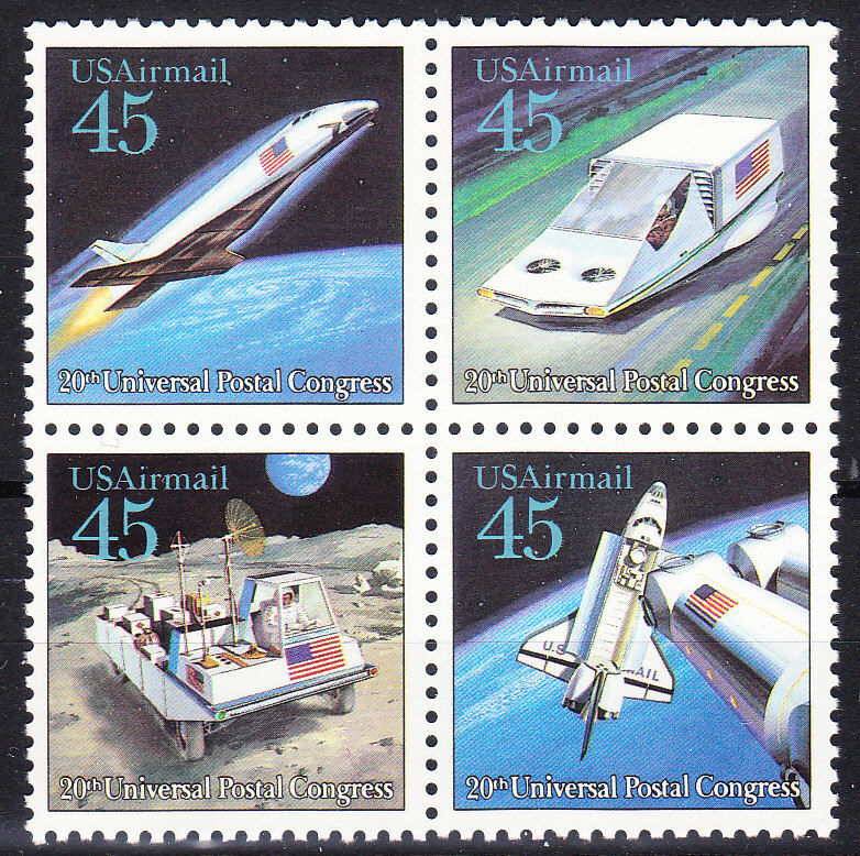 MOstamps - US Scott #C122-C125 Mint OG NH Block of 4 - Lot # DS-5936 ...