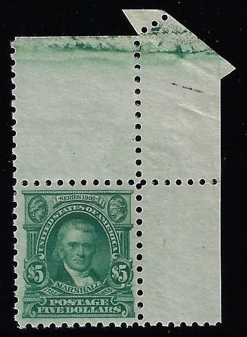 Scott #480 - $400.00 – Superb-OG-VLH – Stunning top right corner margin ...