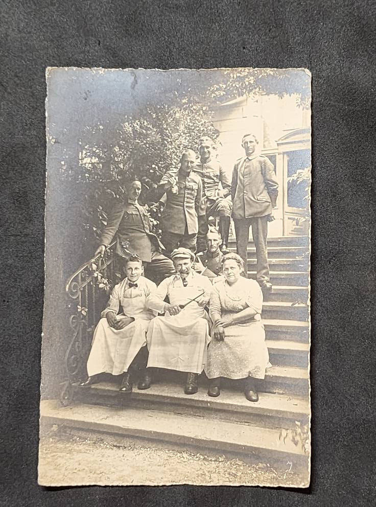 WW1 WWI Imperial German soldiers w cooks knives Army Military war photo ...