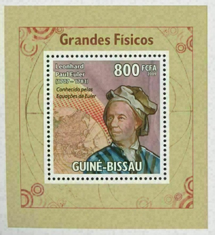 Leonhard Paul Euler Stamp Famous Physicist Mini Sov. Sheet MNH ...