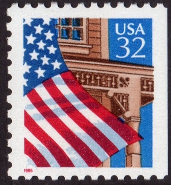 SC#2916 32¢ Flag Over Porch Booklet Single (1995) MNH | United States ...