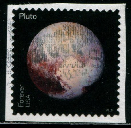 5077 US (47c) Pluto Explored SA, used on paper | United States, General ...