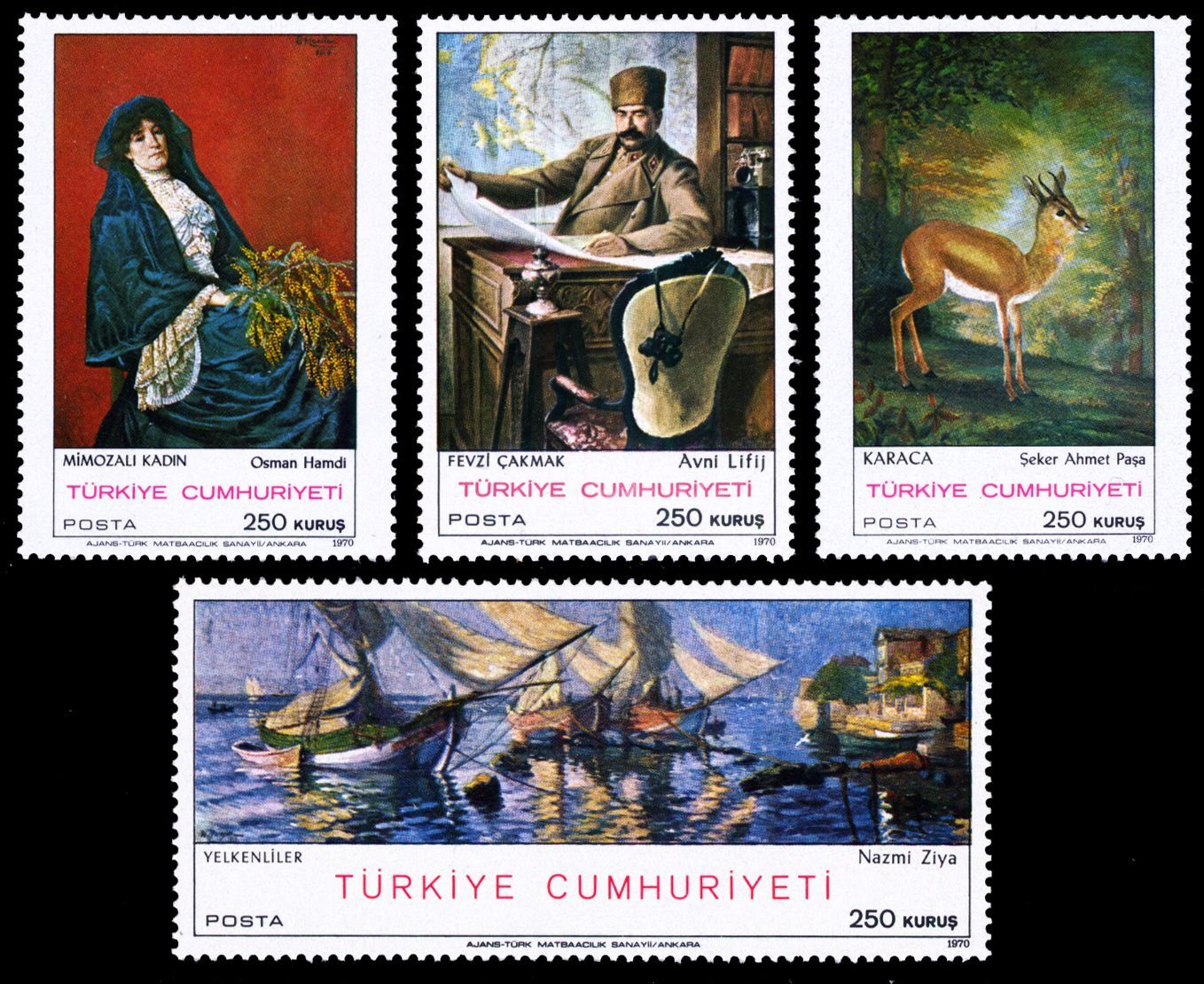 Turkey 1970 Scott #1852-1855 Mint Never Hinged | Europe - Turkey ...