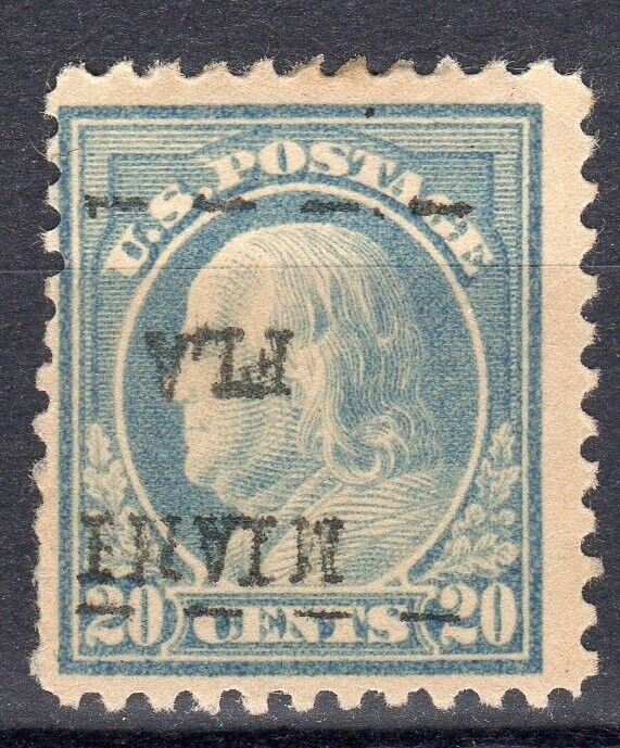 2452: Washington Franklin precancel; Miami (FL) type L-3 M, 20ct 1917 ...