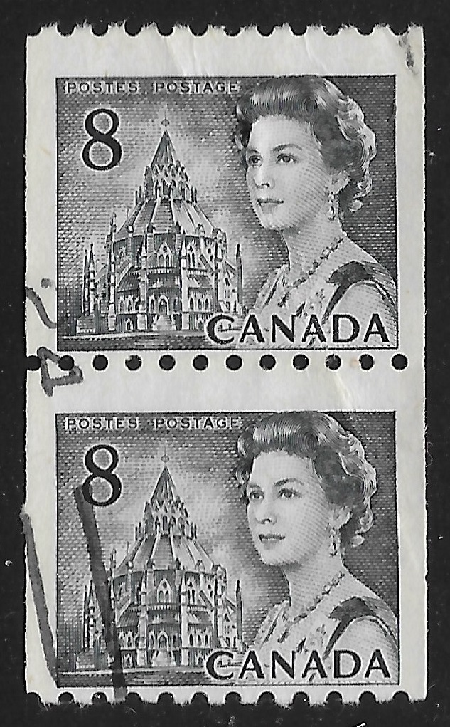Canada #550 8c Queen Elizabeth II and Library of Parliament | Canada ...