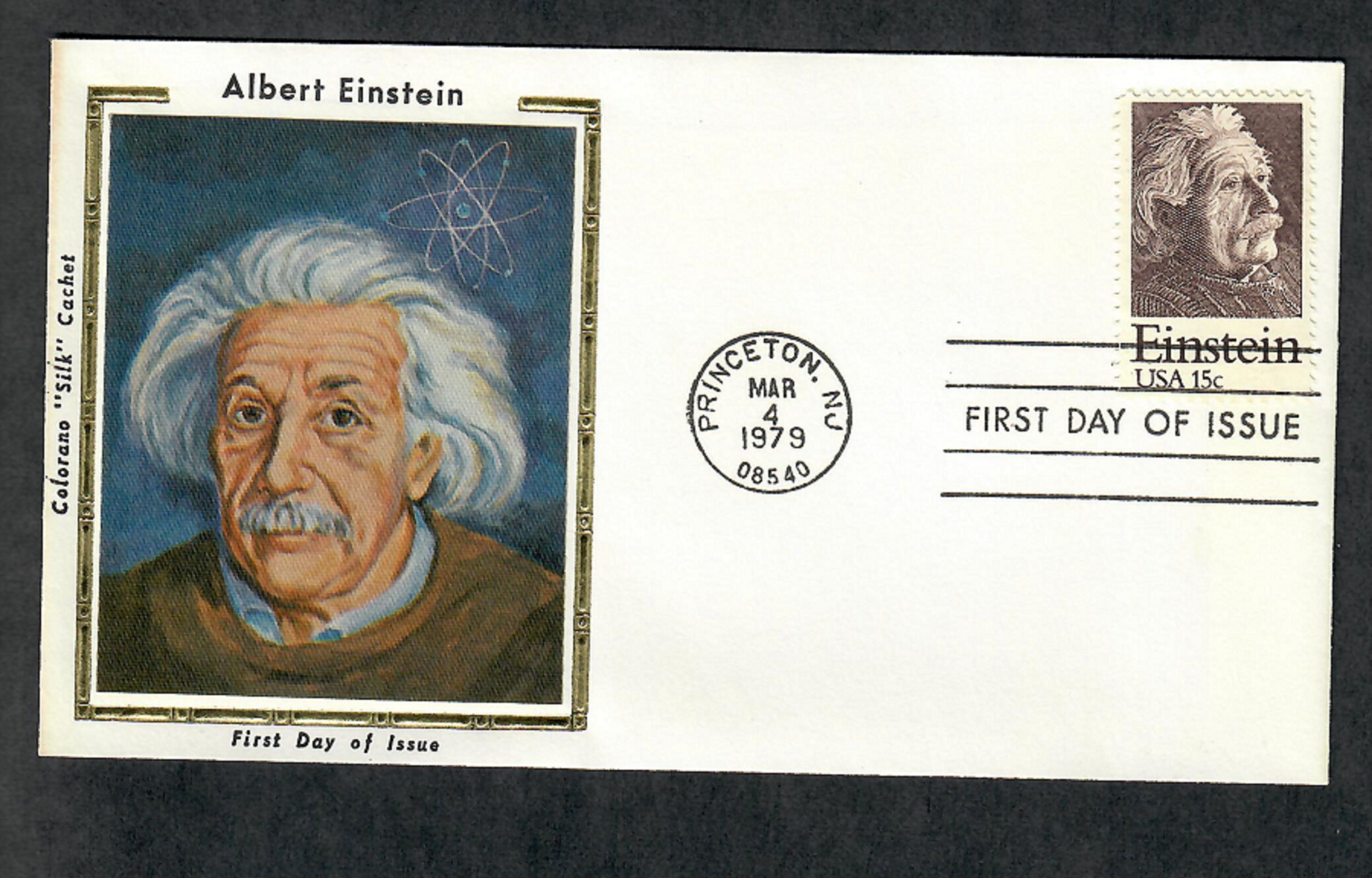 1774 Albert Einstein Unaddressed Colorano Silk FDC | United States ...