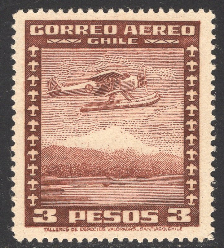 Chile Scott C101 | Central & South America - Chile, Air Mail Stamp ...
