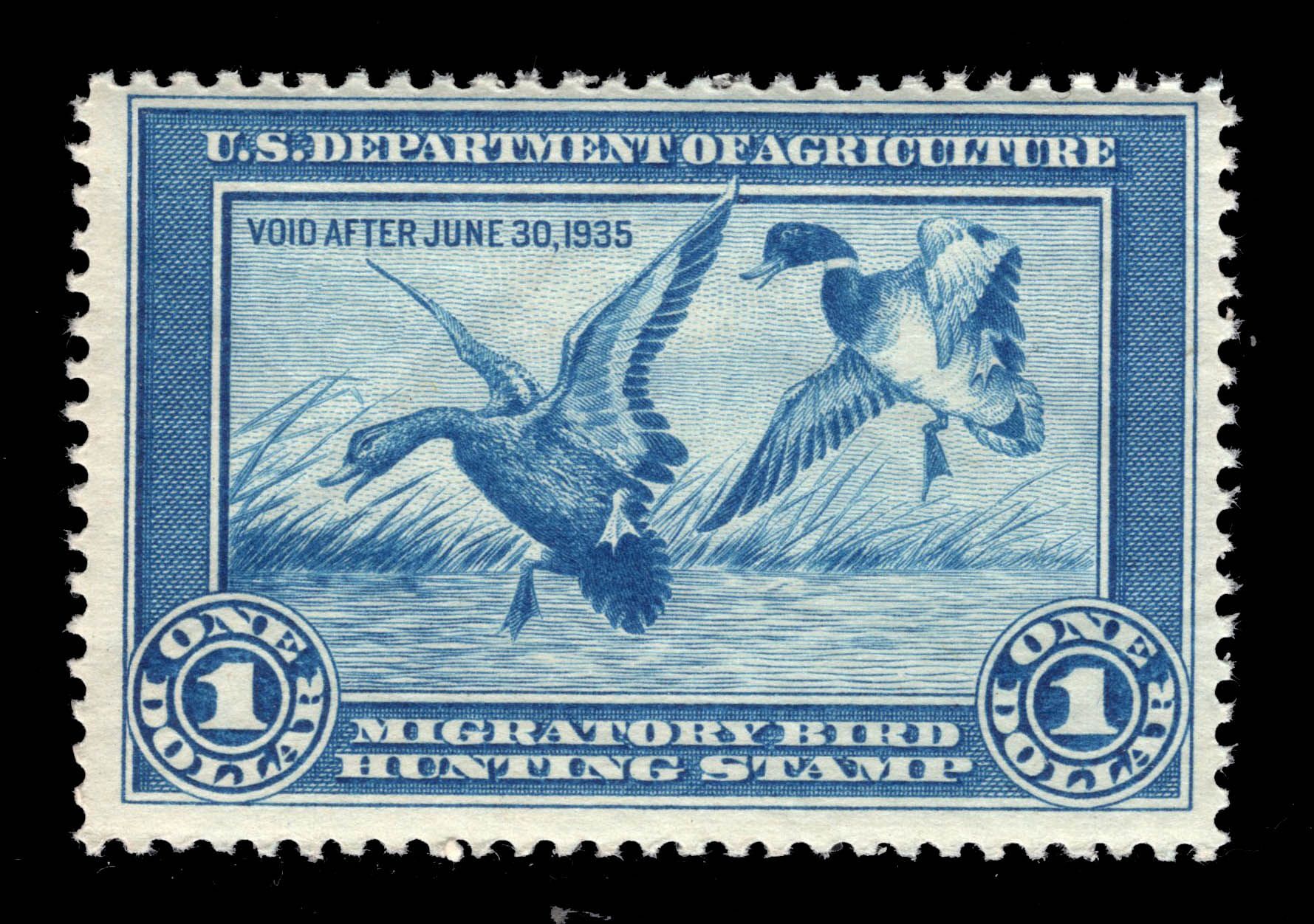 US Stamps # RW1 Duck Mint OG NH Post Office Fresh $800 LOT #21279 ...