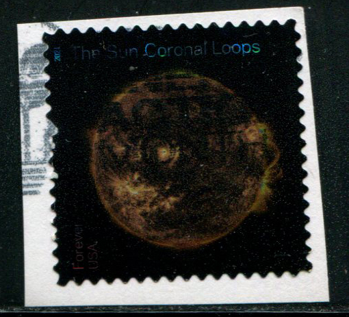 5603 US (55c) Sun Science - Coronal Loops SA, used on paper | United ...