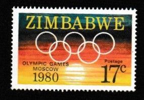 Zimbabwe Scott#433 1980 17c Olympics, Moscow - MNH | Africa - Zimbabwe ...