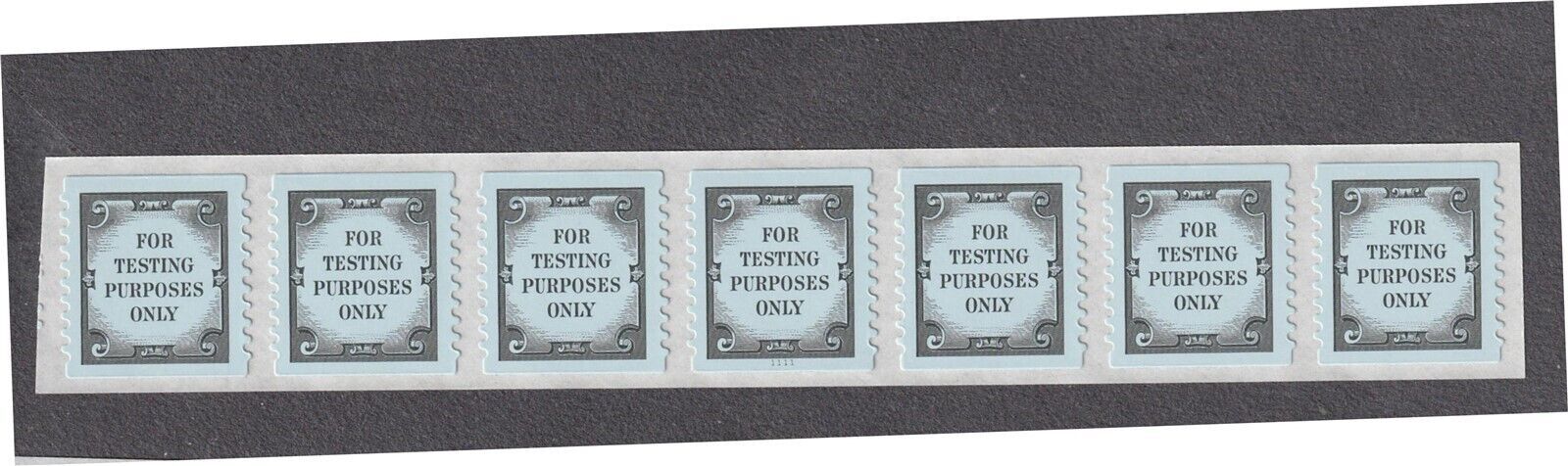 PNC7 For Testing Purposes Only (FTPO) 1111 US # TD133 Top BN #on# MNH F ...