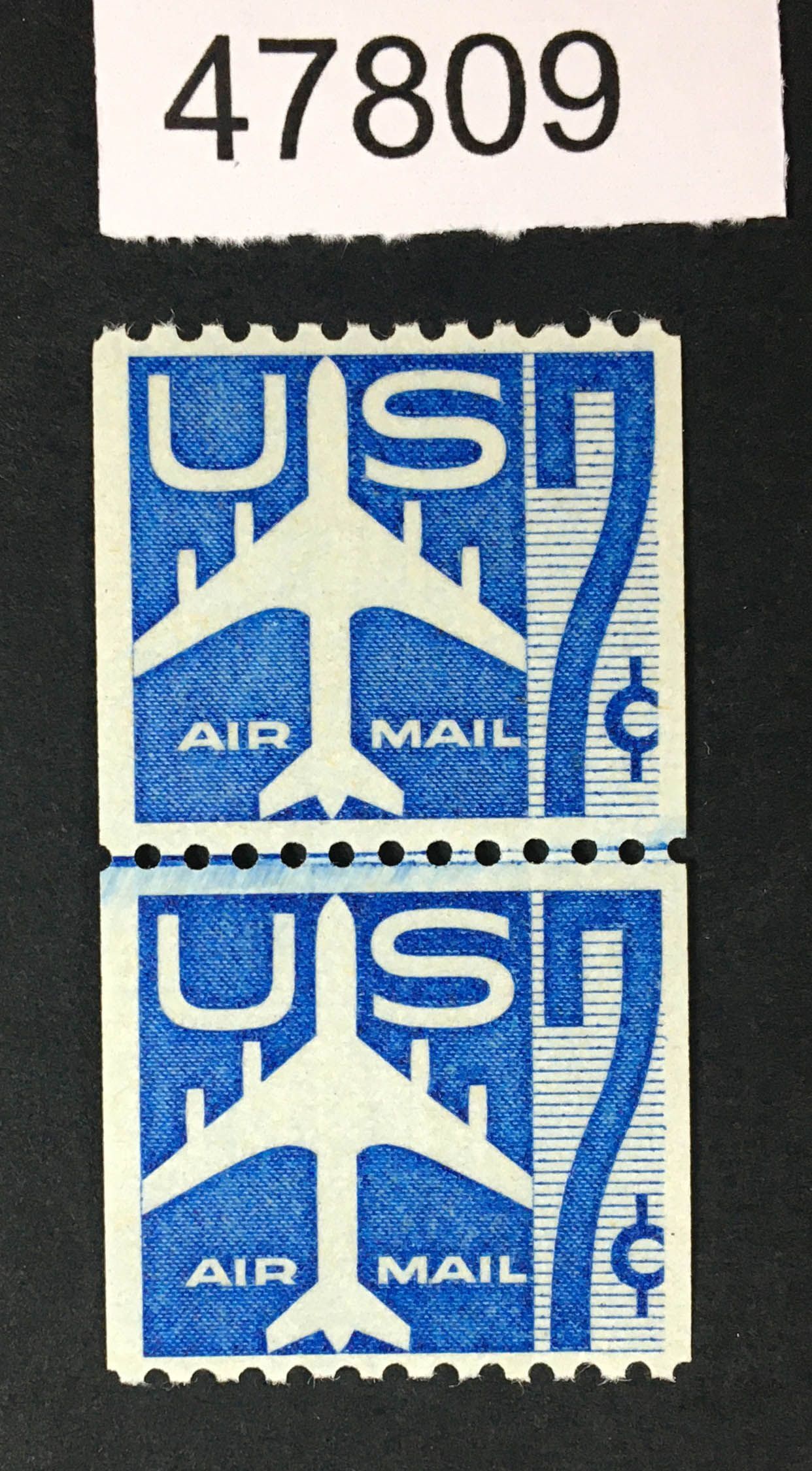 US Stamps # C52 Mint OG NH Line Pair LOT #47809 | United States, Air ...