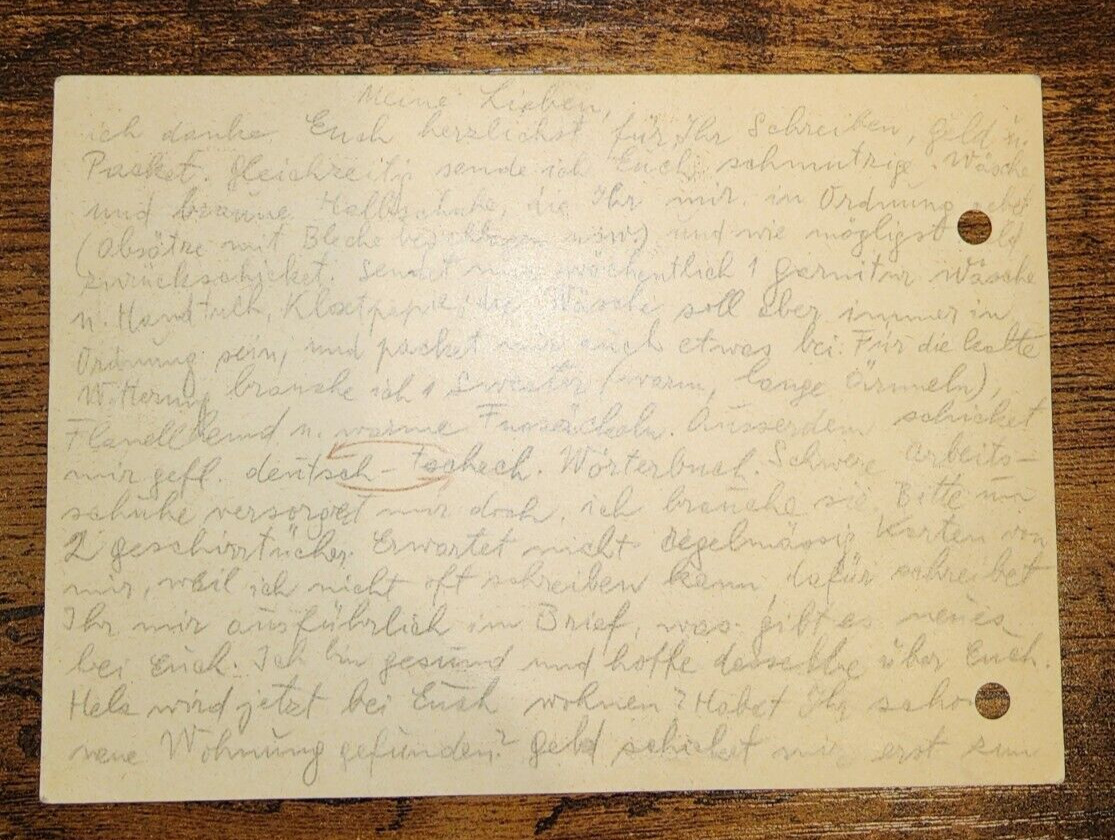 1940 Germany Postcard Cover Theresienstadt Jewish Ghetto Fortress Georg ...