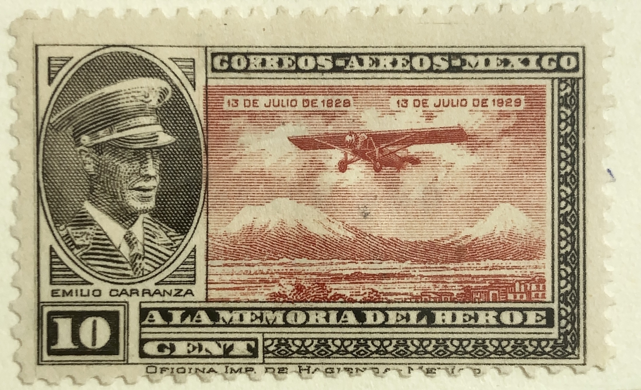 AlexStamps MEXICO #C6 FVF Mint | Central & South America - Mexico, Air ...