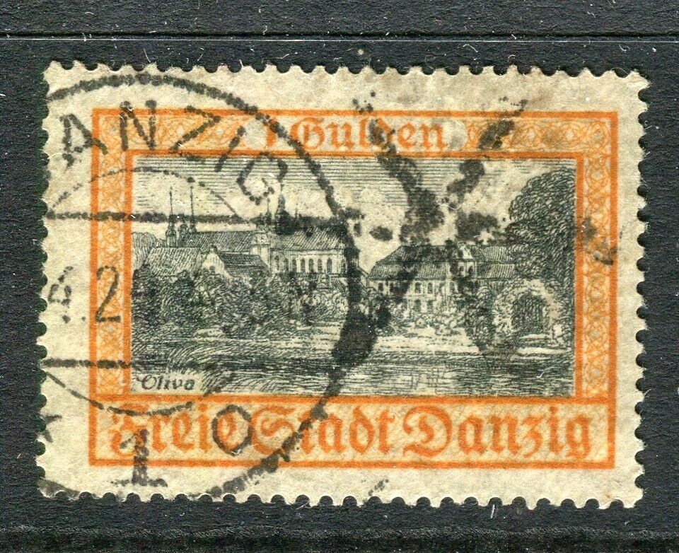 GERMANY DANZIG; 1925 early Oliva issue used 1G. fair Postmark | Europe ...