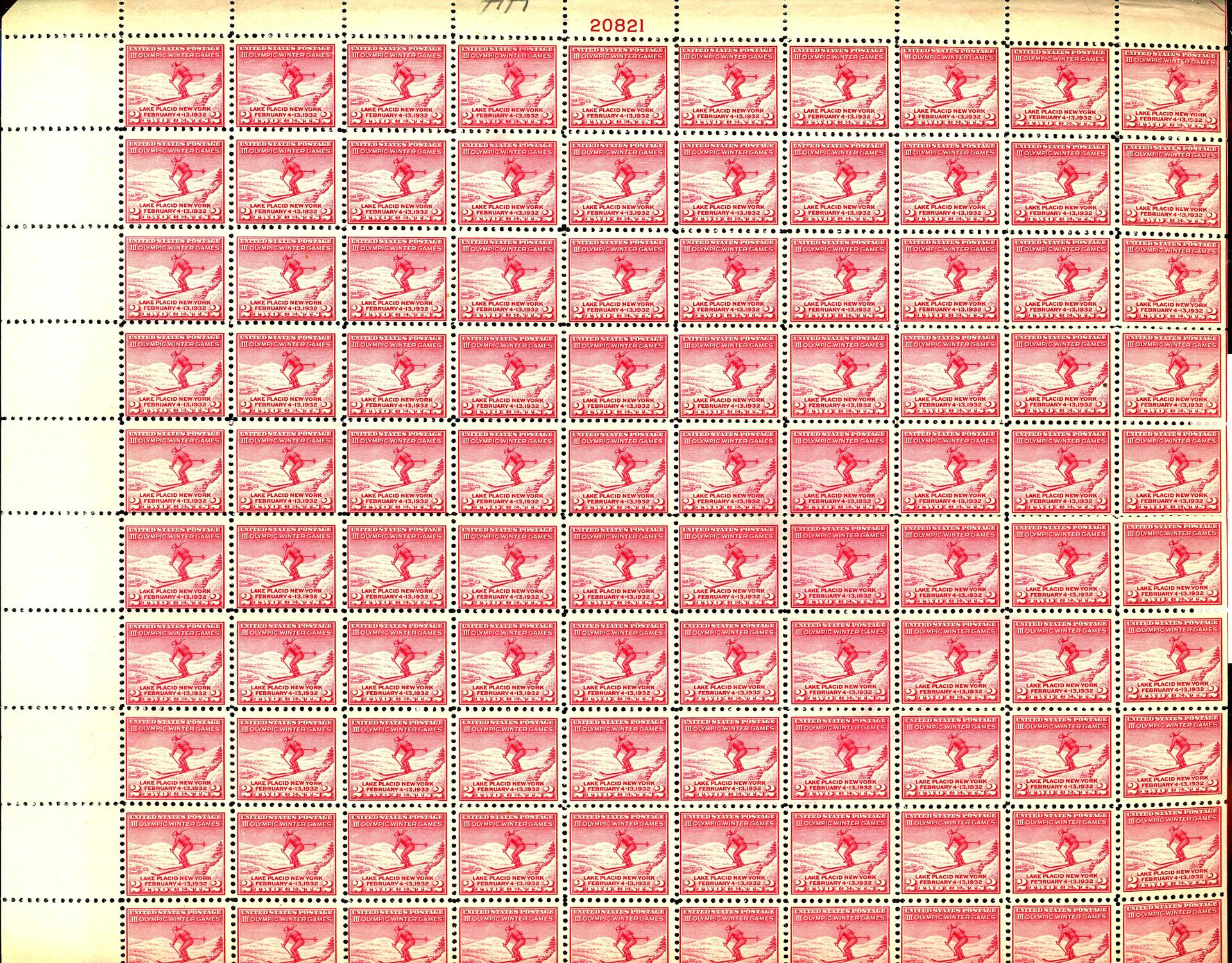 U.S. #716 Mint OG NH Full Sheet | United States, General Issue Stamp ...