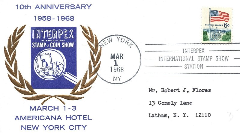10th Anniversary of the Interpex International Stamp & Coin Show New ...