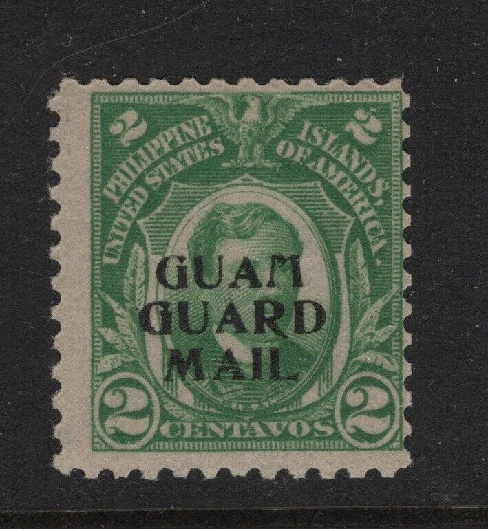 Guam scott # M1 Fine OG mint never hinged nice color cv $ 575 ! see pic ...