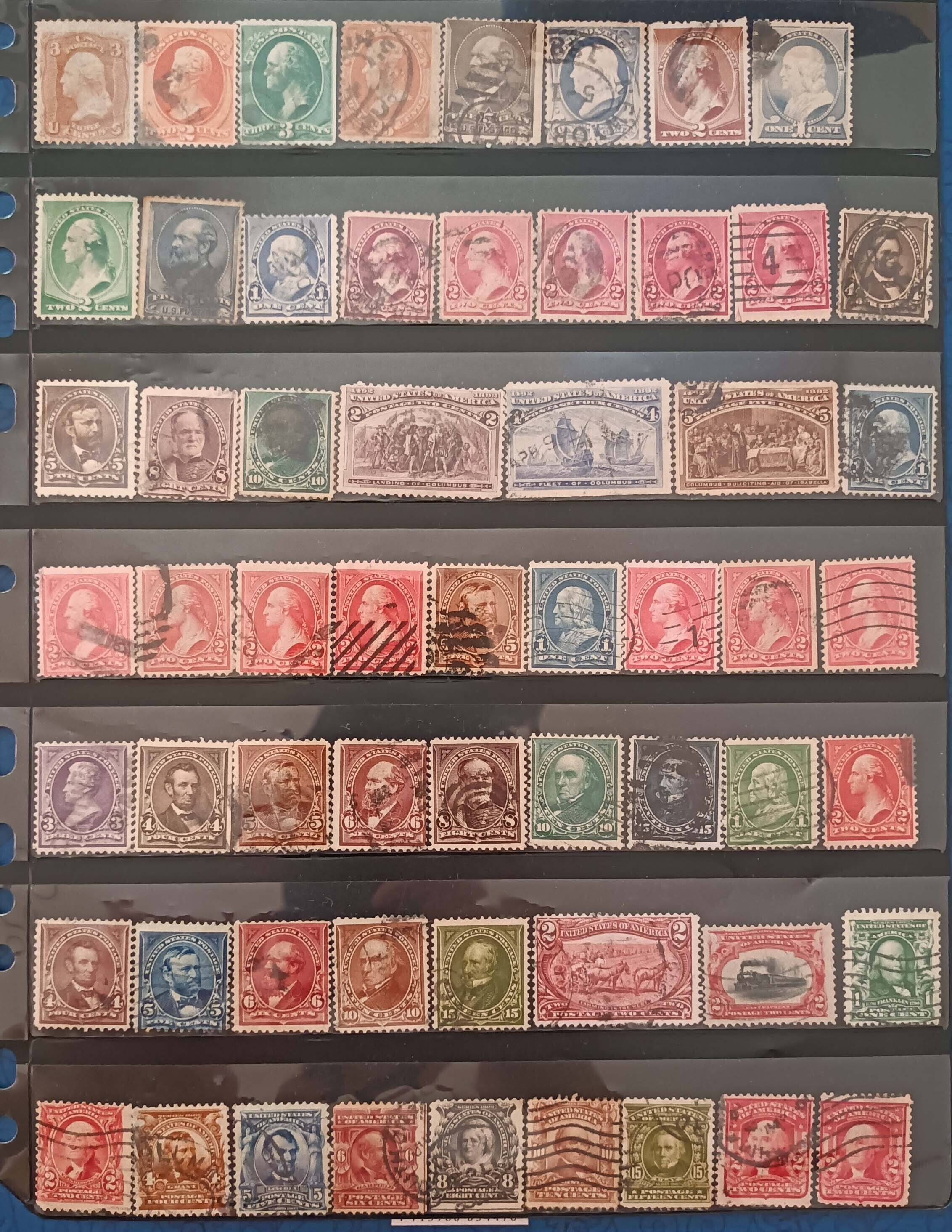 Small Collection US 19th Century Lot - Used | United States, Stamp ...