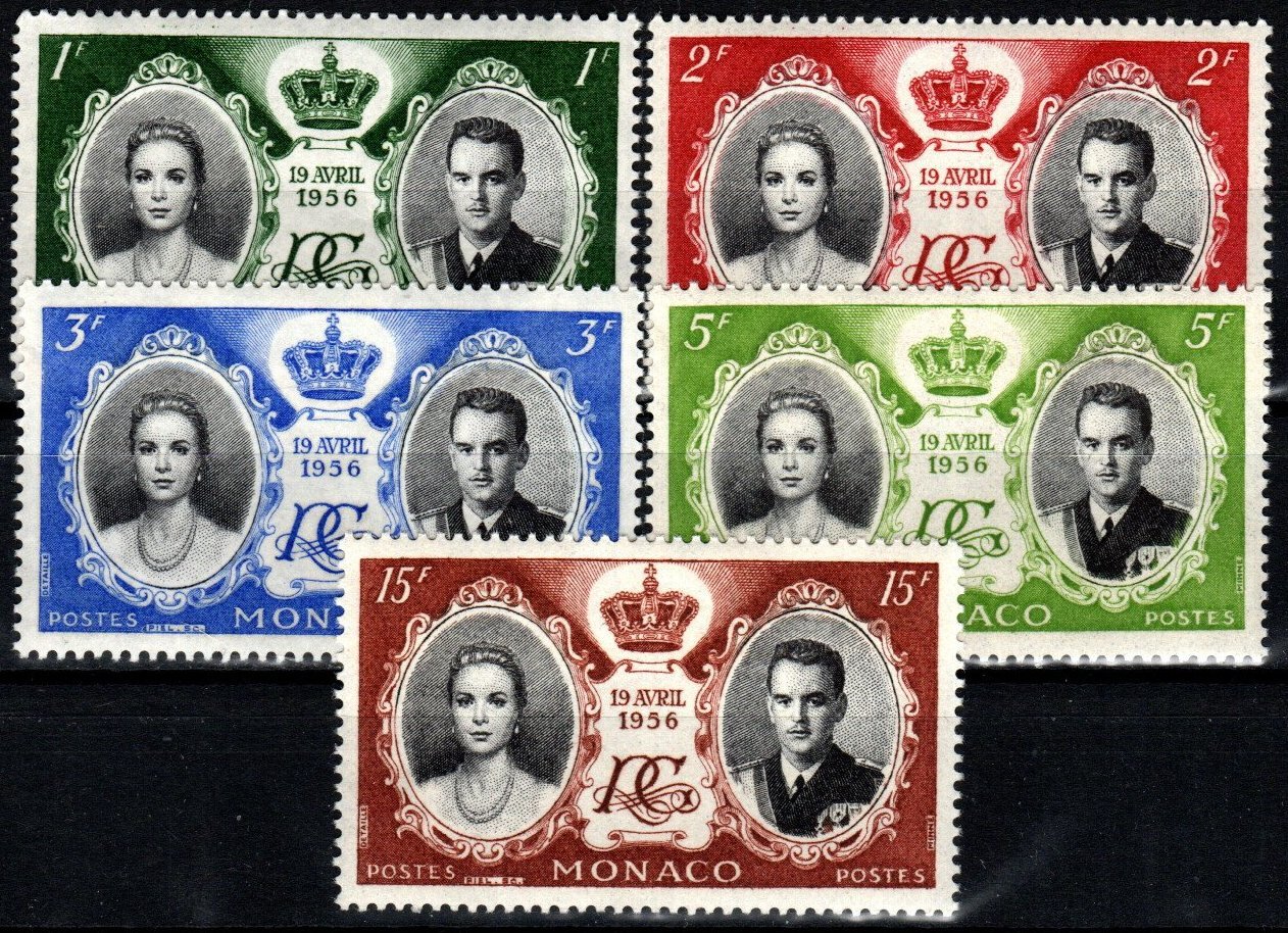 Monaco #366-70 MNH CV $3.05 (X2209) | Europe - Monaco, General Issue ...