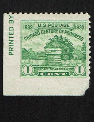 Scott #730a variety VF-unused. | United States, General Issue Stamp ...