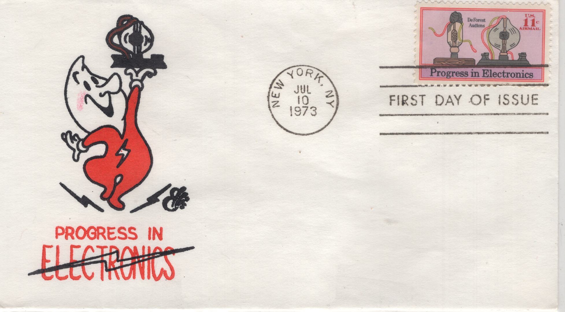 US, C86 , Progress in Electronics , Fdc, Ellis Cachet | United States ...