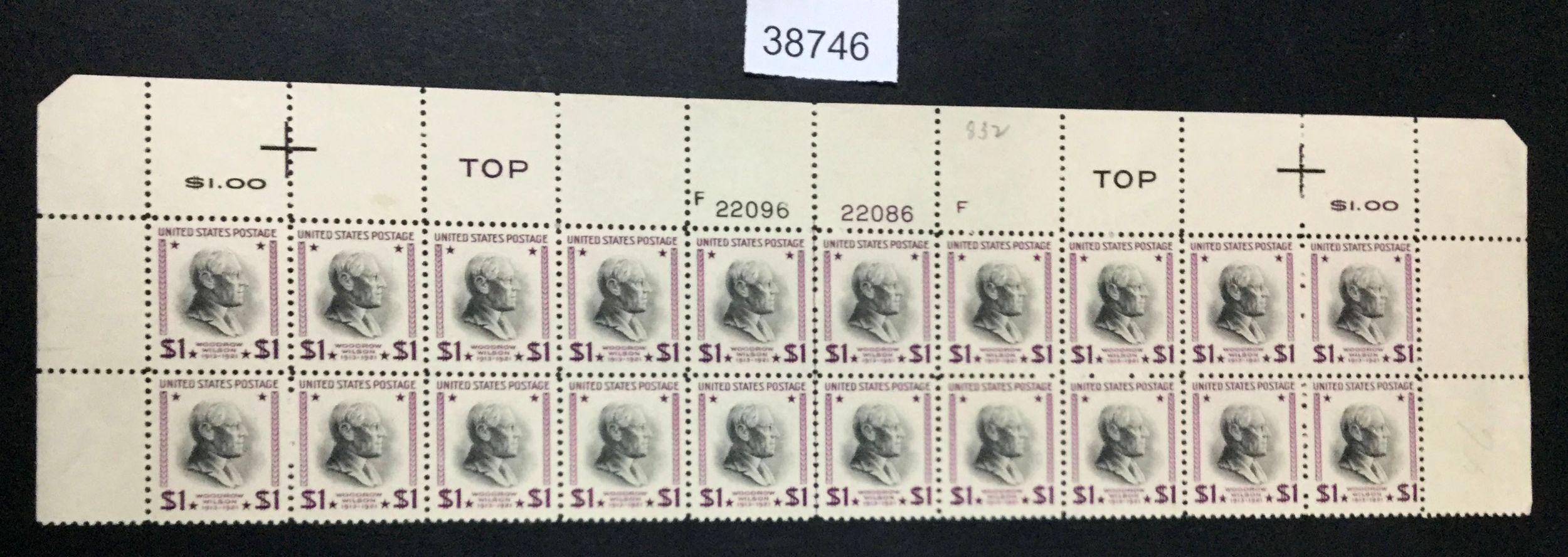US Stamps #832 Mint OG NH Plate Block of 20 $160 LOT #38746 | United ...