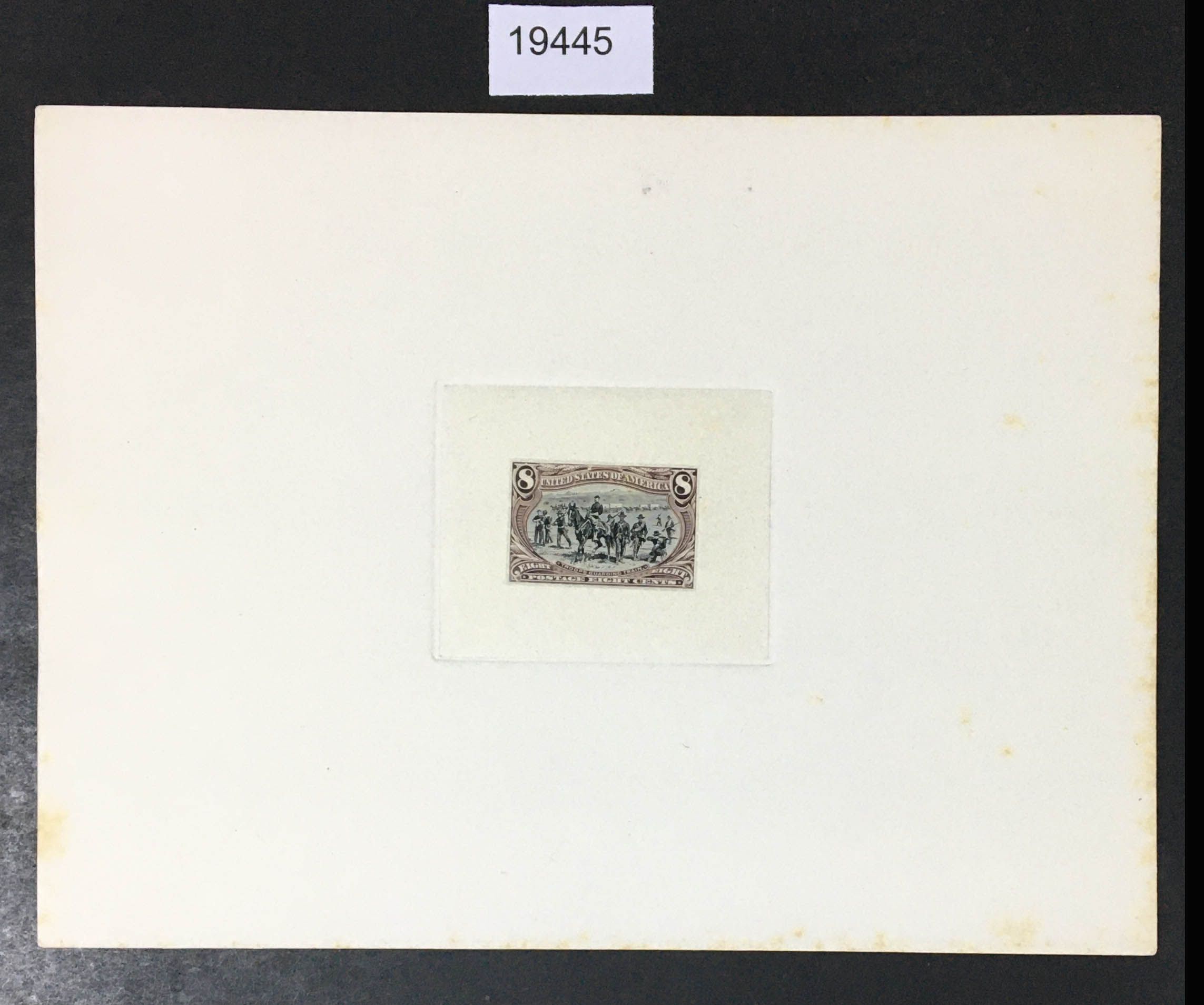 US # 289e4 Trans-Miss Bi-Color Large DIE Essay on India VF CAT. $750 ...
