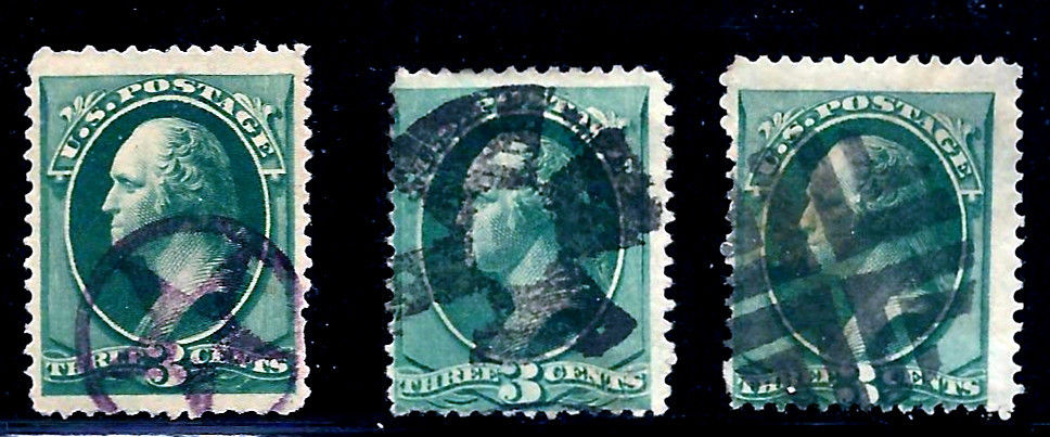 Attractive 1870s-1890s Fancy Cancels on Contemporary US Classic Stamps ...