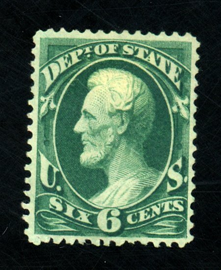 O60 Mint FVF OG Paper HR Cat $250 | United States, Officials Stamp ...