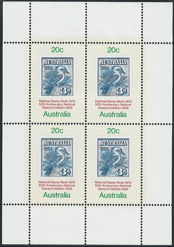 Scott: 687a - Australia - National Stamp Week, MNH | Australia ...