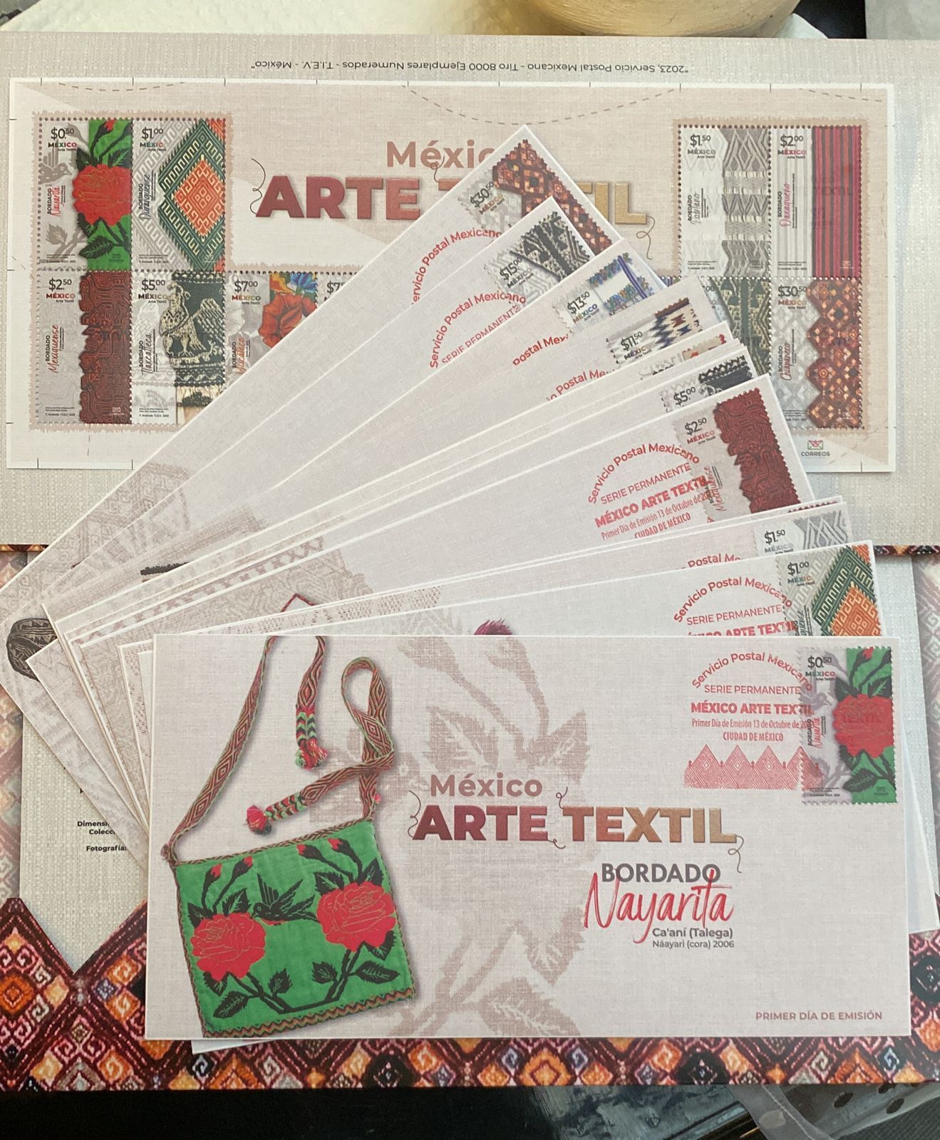 O) 2023 Mexico, Textile ART of Indigenous Peoples - Embroidery ...