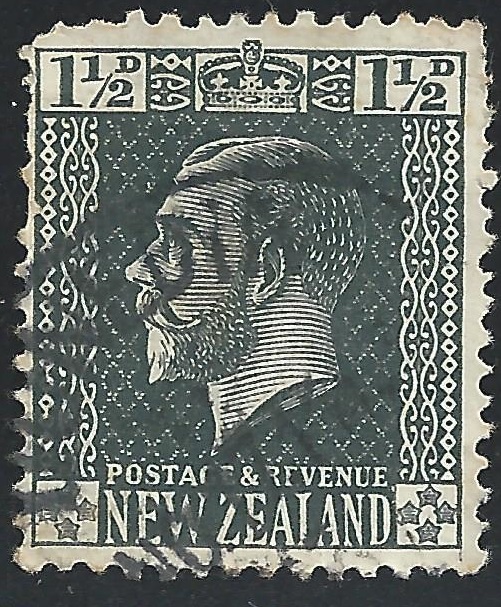 New Zealand #161 1 1/2p King George V | Australia & Oceania - New ...