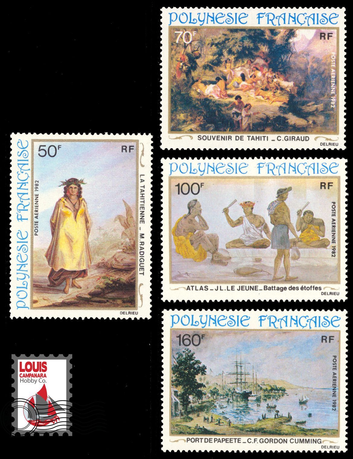 French Polynesia 1982 Scott #C194-C197 Mint Never Hinged | Europe ...