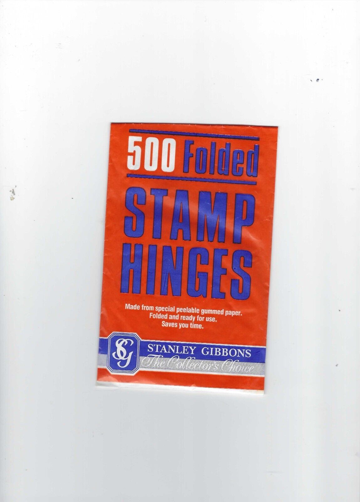 500 vintage Stanley Gibbons stamp hinges never opened package ...