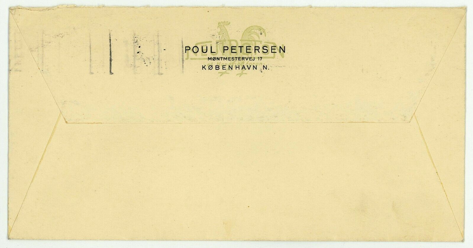 DENMARK to USA #228 Postage Stamp 1935 Cover Telegraph Slogan Postmark ...