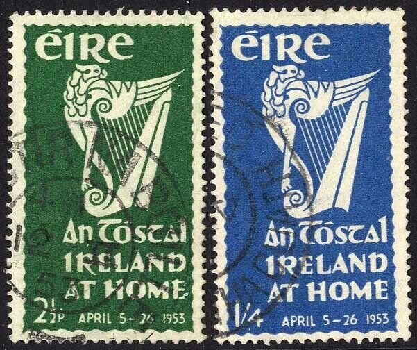 Ireland SG154/5 Set of 2 Fine Used Cat 30.35 pounds | Europe - Ireland ...