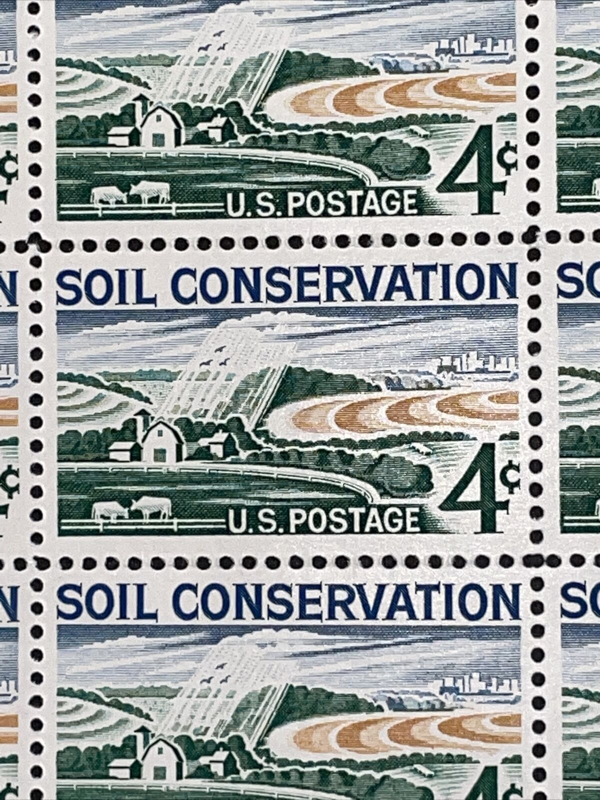 1959 sheet, Soil Conservation issue Sc# 1133 | United States, General ...