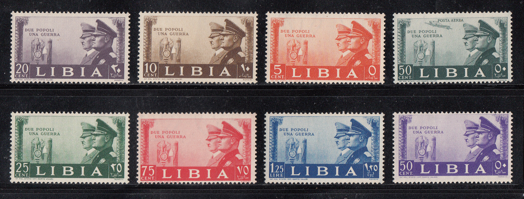 Libya Scott #95-101 MNH & C43 MH | Africa - Libya, General Issue Stamp ...